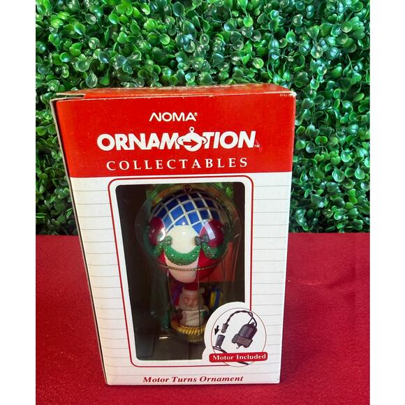 Noma | Holiday | Vintage 989 Noma Ornamotion Balloon Ride Rotating ...